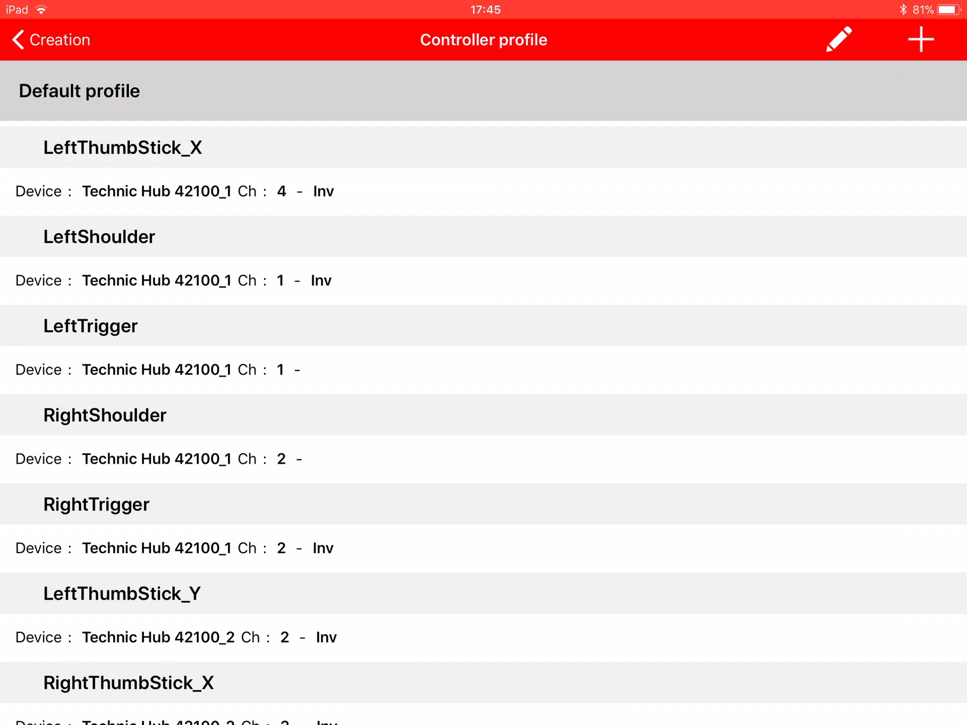 Gamepad control for LEGO Technic 42099 & 42100 with BrickController 2 ...