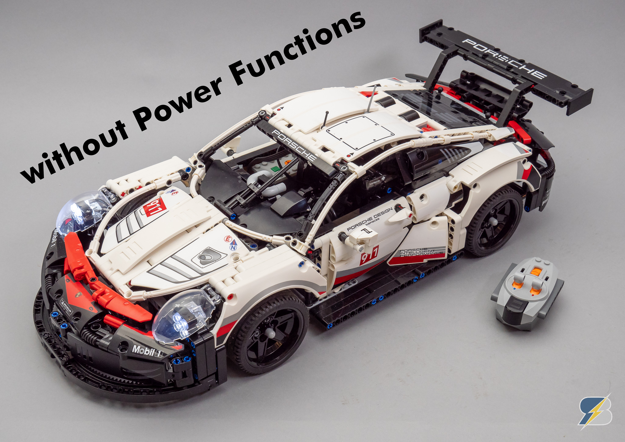 LEGO® Technic 42096 Porsche 911 RSR RC mod with Power Functions ...